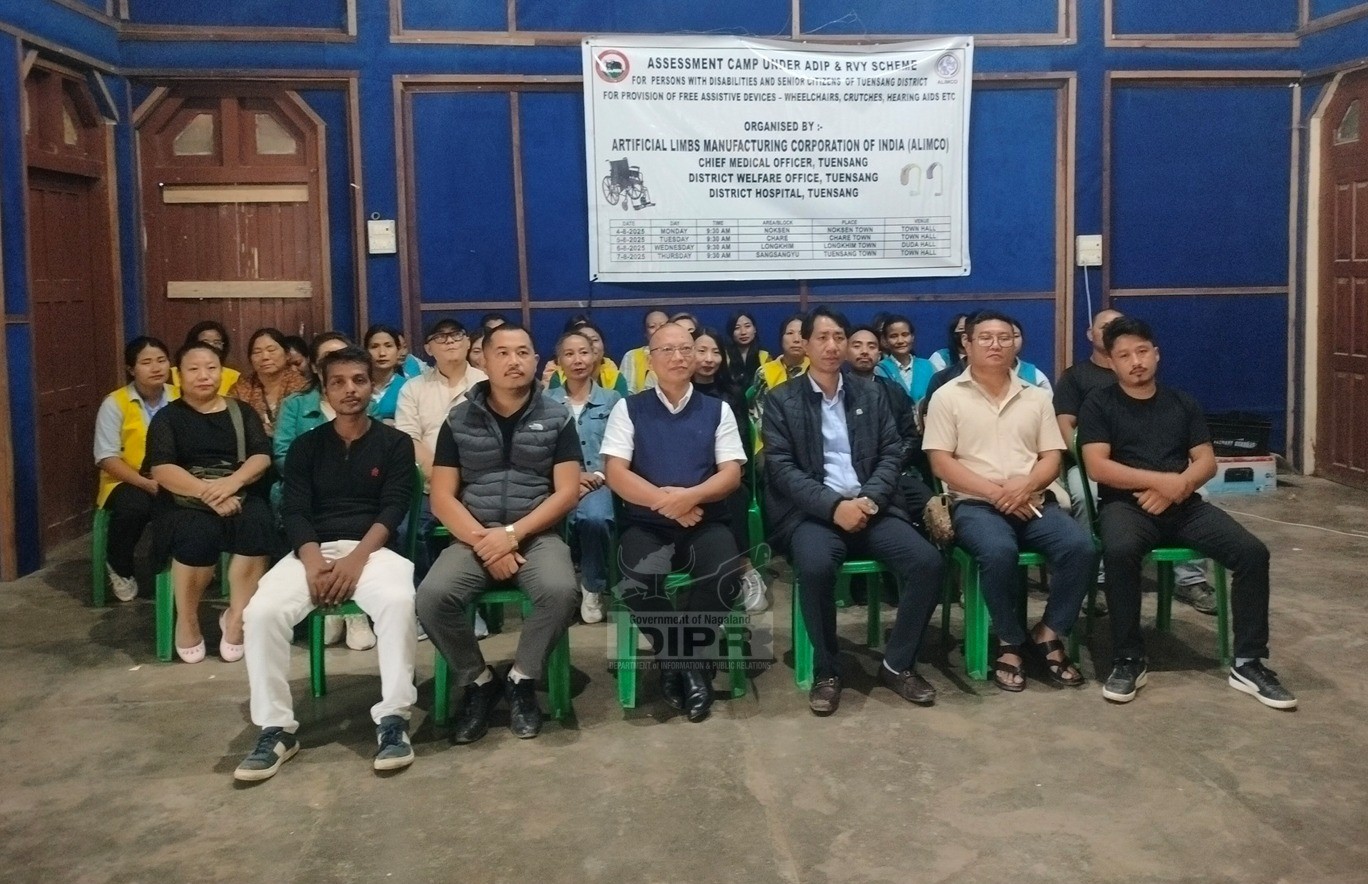 ASSESSMENT CAMPS ON ADIP AND RVY SCHEME HELD AT TUENSANG | DIPR Nagaland-Department of ...